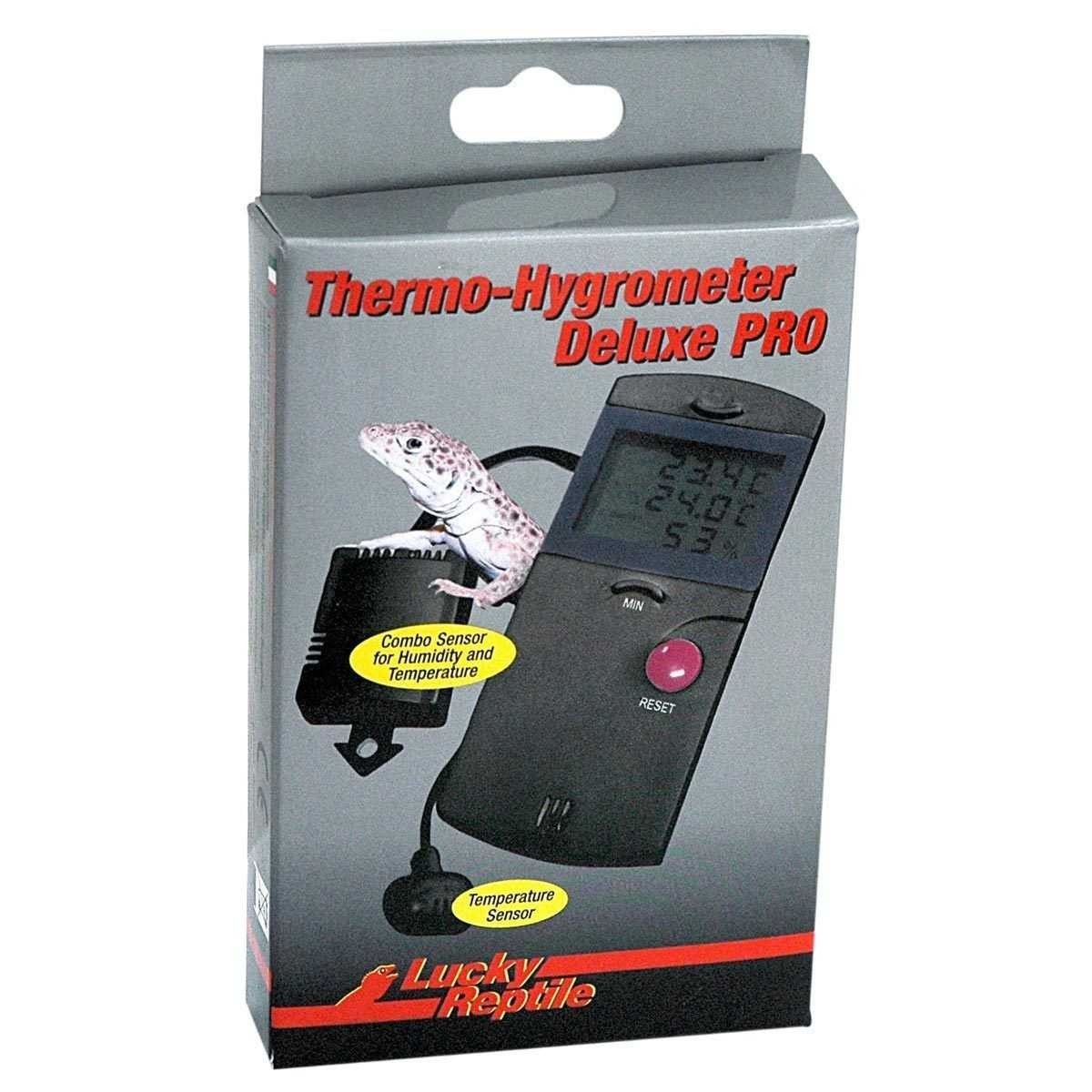Thermometre - Hygrometre Deluxe PRO de chez Lucky reptile